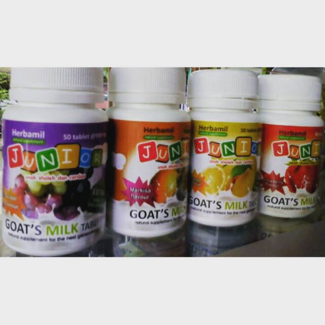 Jual Herbamil Junior (Permen Susu Kambing Etawa Tablet Hisap) | Shopee ...