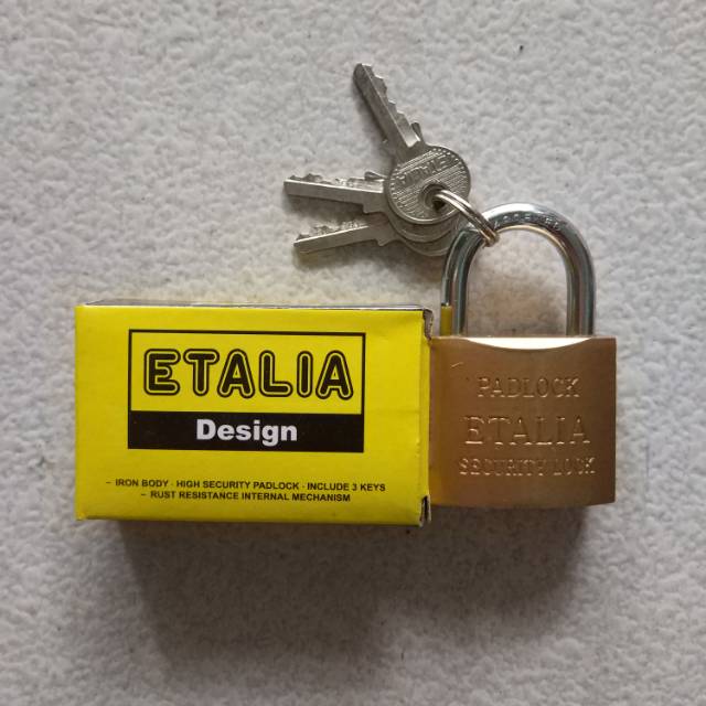 Jual Gembok Kuning Ukuran 38MM | Shopee Indonesia