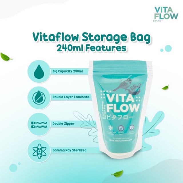 Jual Vita Flow Kantong Asi 240ml | Shopee Indonesia
