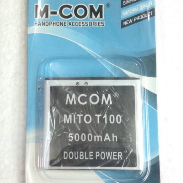 Jual Battery Double Power M-COM MITO T100 | Shopee Indonesia