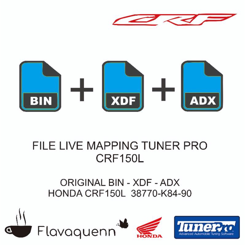 Jual spesial file ADX BIN XDF khusus CRF 150L k84 live realtime ...