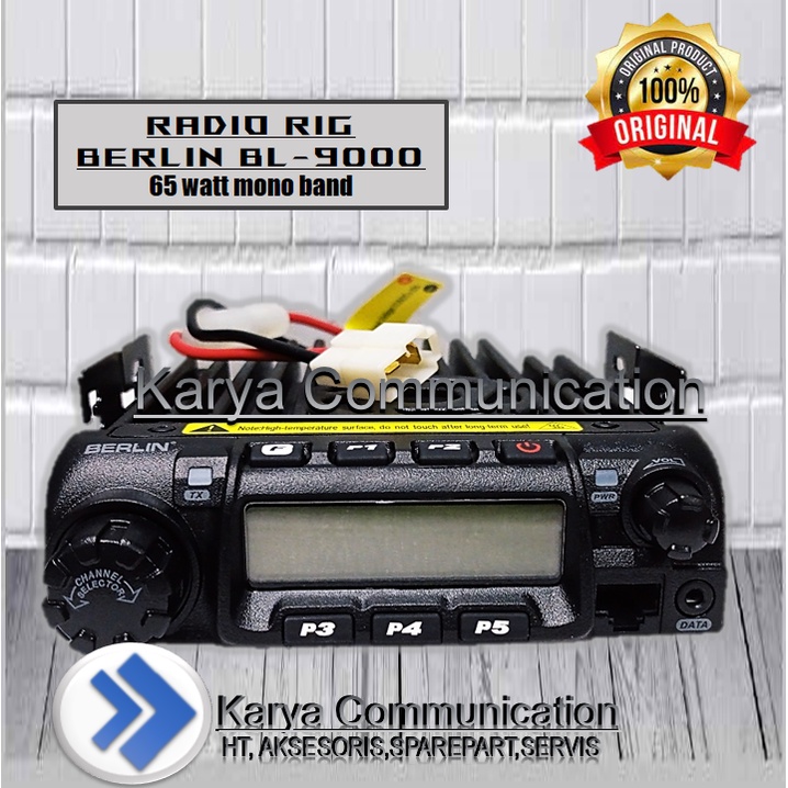 Jual RADIO RIG BERLIN BL-9000 VHF ORIGINAL | Shopee Indonesia