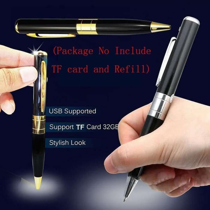 Jual HM-Perekam Suara Bentuk Pena Digital 10 Jam 192kbps voice recorder ...