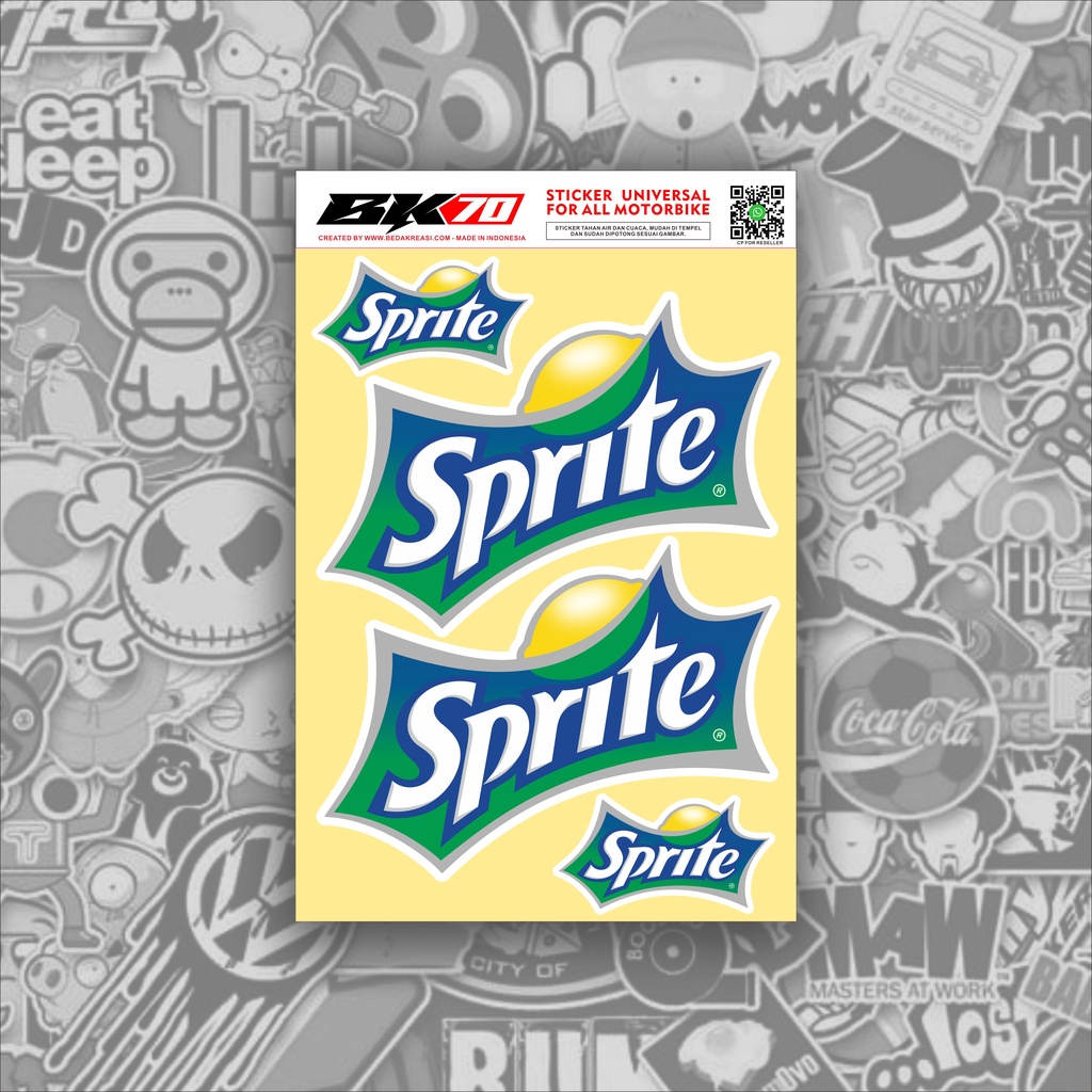 Jual Sticker set Logo Emblem Sprite | Shopee Indonesia