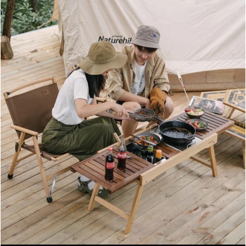 Jual Meja Camping Meja Sliding Lipat Dengan Dua Tempat Kompor Meja ...