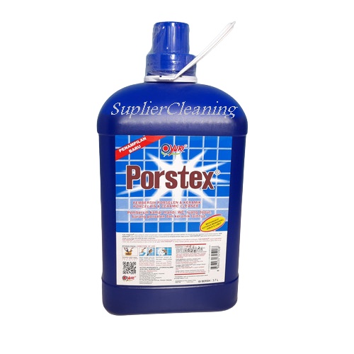 Jual Porstex Yuri Biru Pembersih Lantai Keramik Toilet 3,7 Liter ...