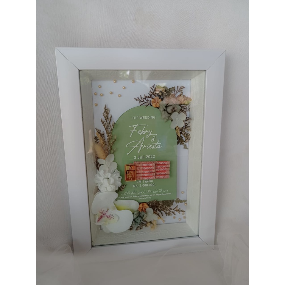 Jual MAHAR PERNIKAHAN SIMPLE PREMIUM SAGE GREEN | Shopee Indonesia
