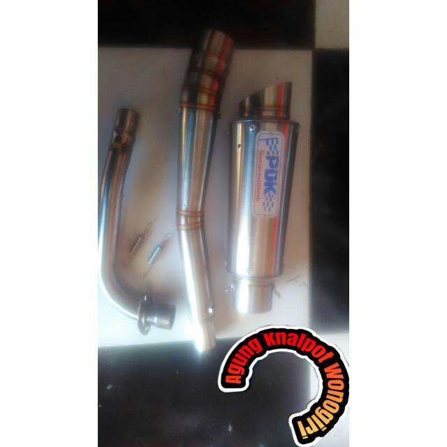 Jual KNALPOT PDK BEBEK MODEL NETRAL VEGA JUPITER Z SMASH SHOGUN REVO ...