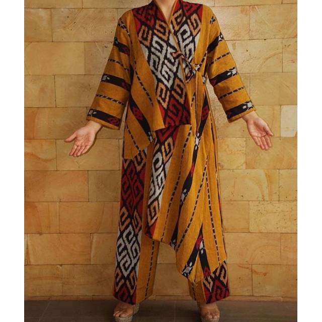 Jual BAJU SETELAN WANITA BATIK TENUN ETNIK ASLI HANDMADE TERMURAH ...