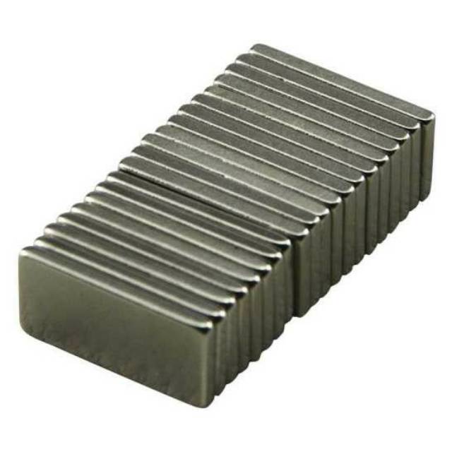 Jual 10 Keping Magnet Super Neomydium Kepingan Kotak Persegi NdFeb ...