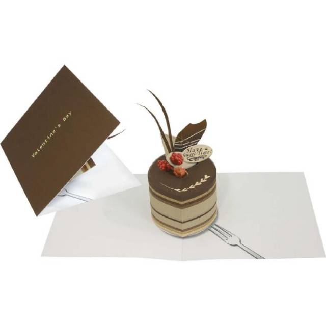 Jual Pop up Card Chocolate cake papercraft | Shopee Indonesia