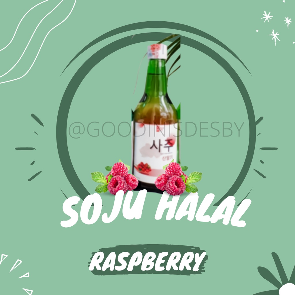 Jual SOJU HALAL RASA RASPBERRY 100% ORIGINAL-KOREA SPARKLING WATER ...