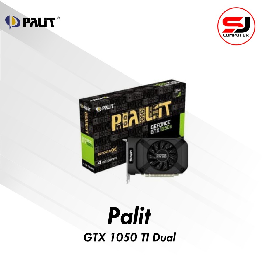 Jual VGA PALIT GTX 1050 TI StormX Dual 4GB DDR5| VGA CARD | Shopee ...
