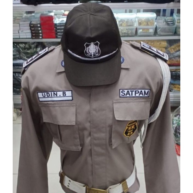 Jual Seragam PDL Satpam Security Coklat Terbaru Lengkap Seragam Satpam Terbaru | Shopee Indonesia