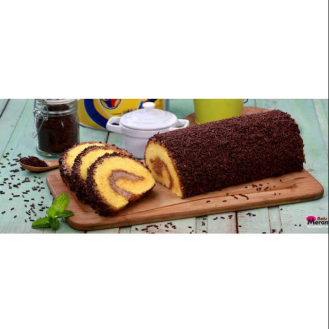 Jual Bolu medan/bolu khas medan/ bolu gulung meranti mocca toping ...