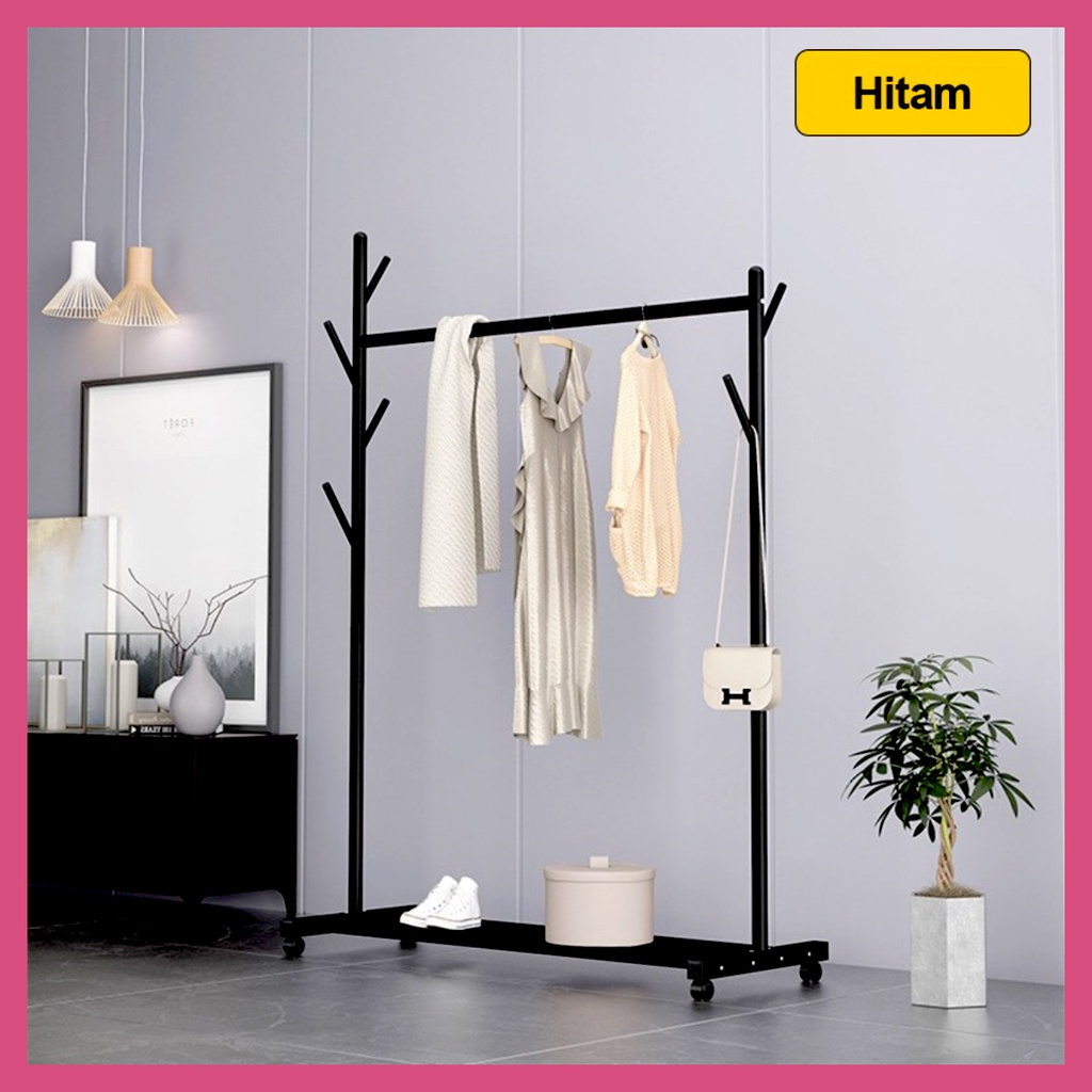 Jual Stand Hanger Single Gawang Rak Gantungan Baju Display Baju Tempat ...