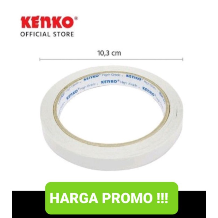 Jual Double tape Double Tip Kenko 1/2 inch (12mm x 15 yard) | Shopee ...