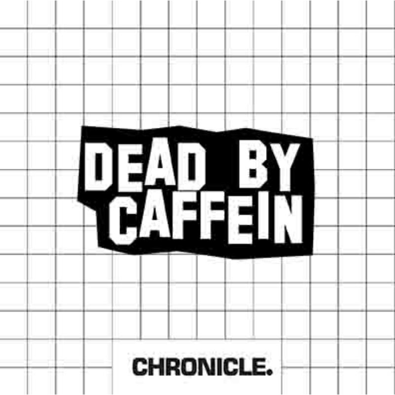 Jual STICKER VINYL AESTHETIC DEAD BY CAFFEIN | Shopee Indonesia