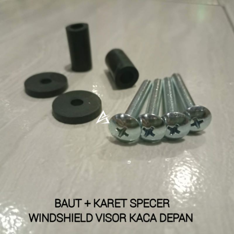 Jual Baut Visor Baut Windshield Karet Windshield Visor Universal ...