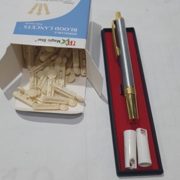 Jual Sun888 Sammora Paket Pen Bekam Stainless Sm158 Lengkap Jarum Bekam ...