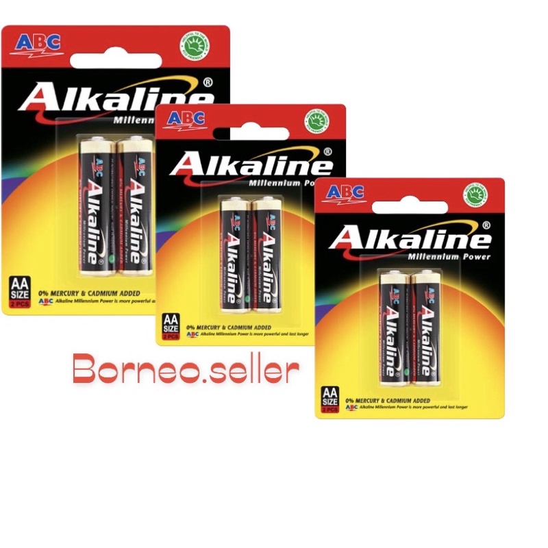 Jual Baterai / Battery / Batere ABC Alkaline ORIGINAL AA / A2 / AAA / A3 -Harga per2pcs | Shopee ...