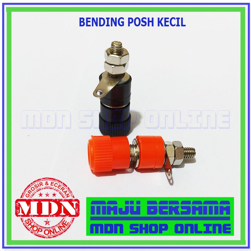 Jual Bending Posh Kecil sepasang Merah Hitam | Shopee Indonesia