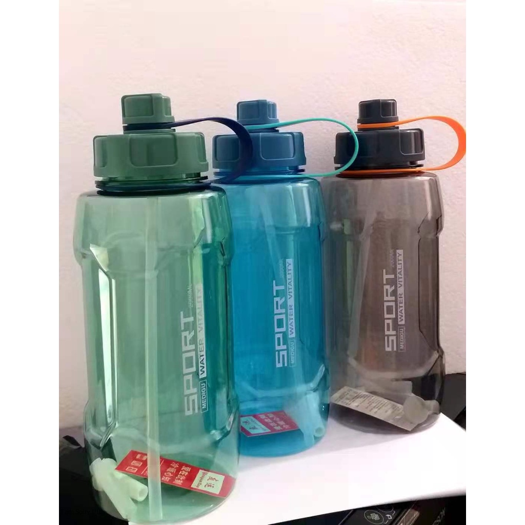 Jual BOTOL MINUM 2 LITER HENOOR NEW DESAIN SPORT TYPE BPA FREE TEBAL ...