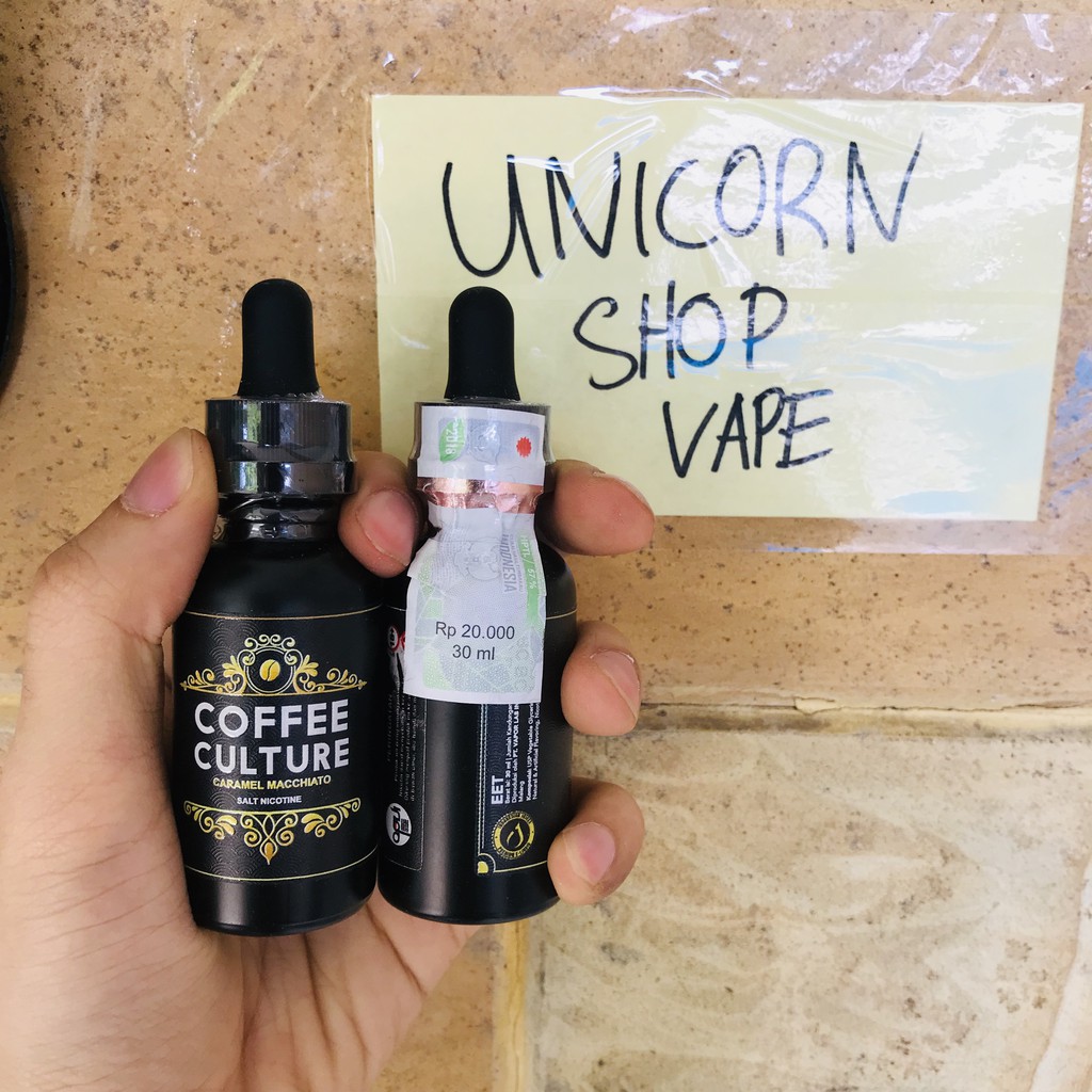 Jual E LIQUID COFFEE CULTURE SALT NIC 30ML 30MG PREMIUM KOPI VAPE VAPOR ...