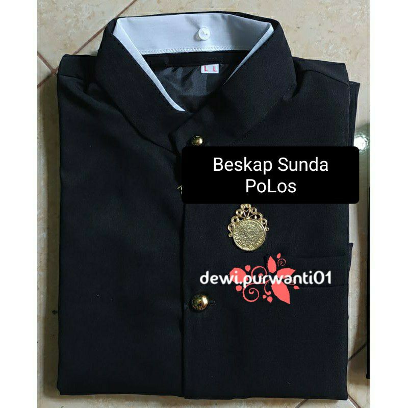 Jual Beskap Sunda Polos Bahan Halus | Shopee Indonesia