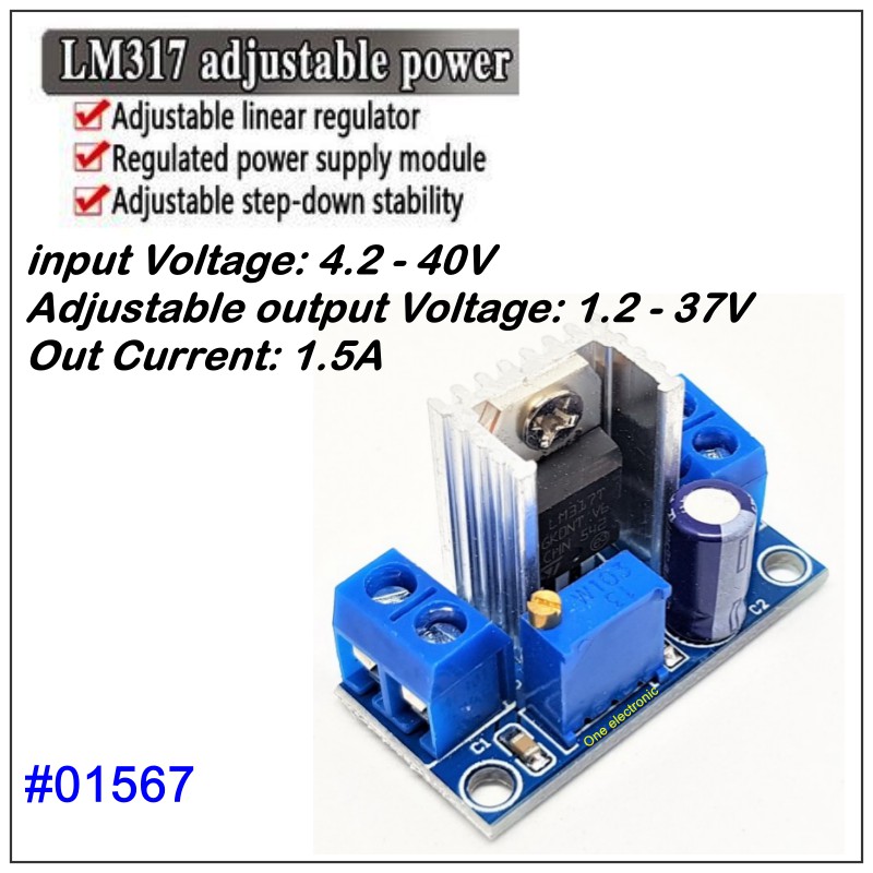 Jual Step Down LM317 Regulator Buck Penurun Tegangan DC-DC Adjustable Modul | Shopee Indonesia