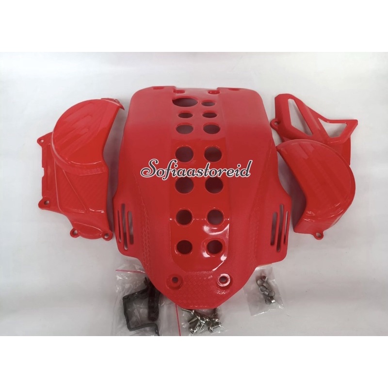 Jual Pelindung tutup mesin CRF150 L fullset engine guard crf 150l full ...
