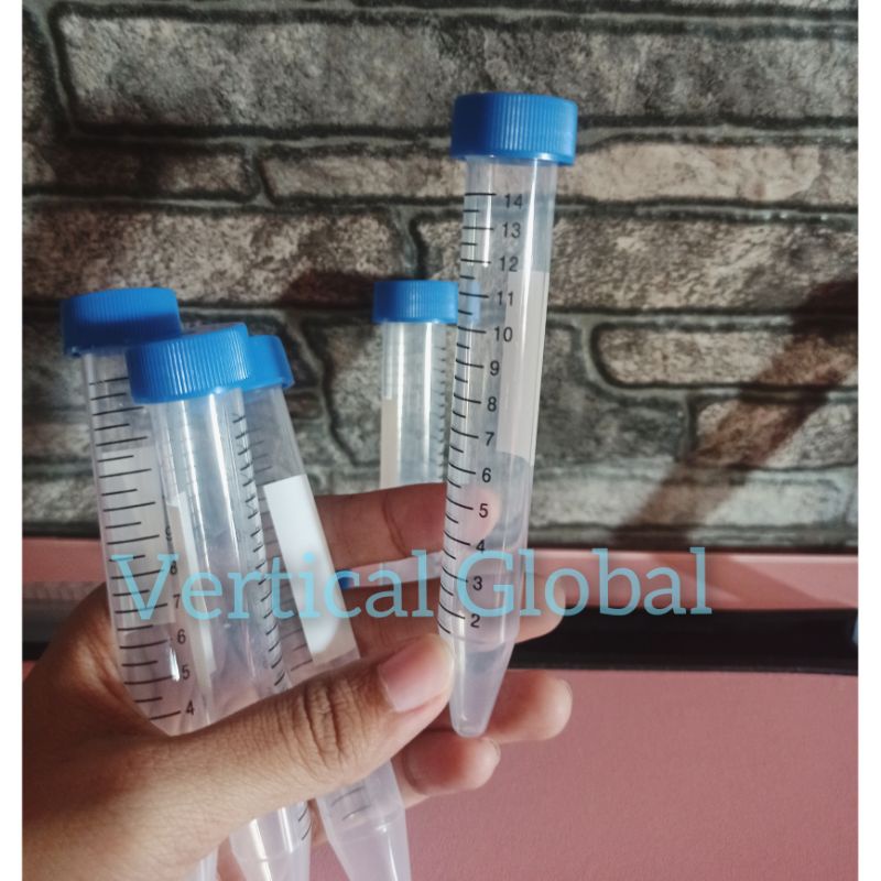 Jual Centrifuge Tube 15 ml Serena ex Germany Tabung Sentrifus 15 ml ...
