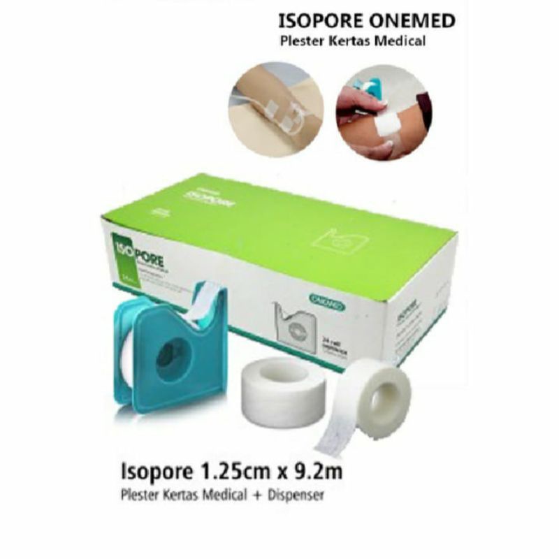 Jual Plester micropore isopore 1/2inch 1inch 2inch Harga perbox plester ...
