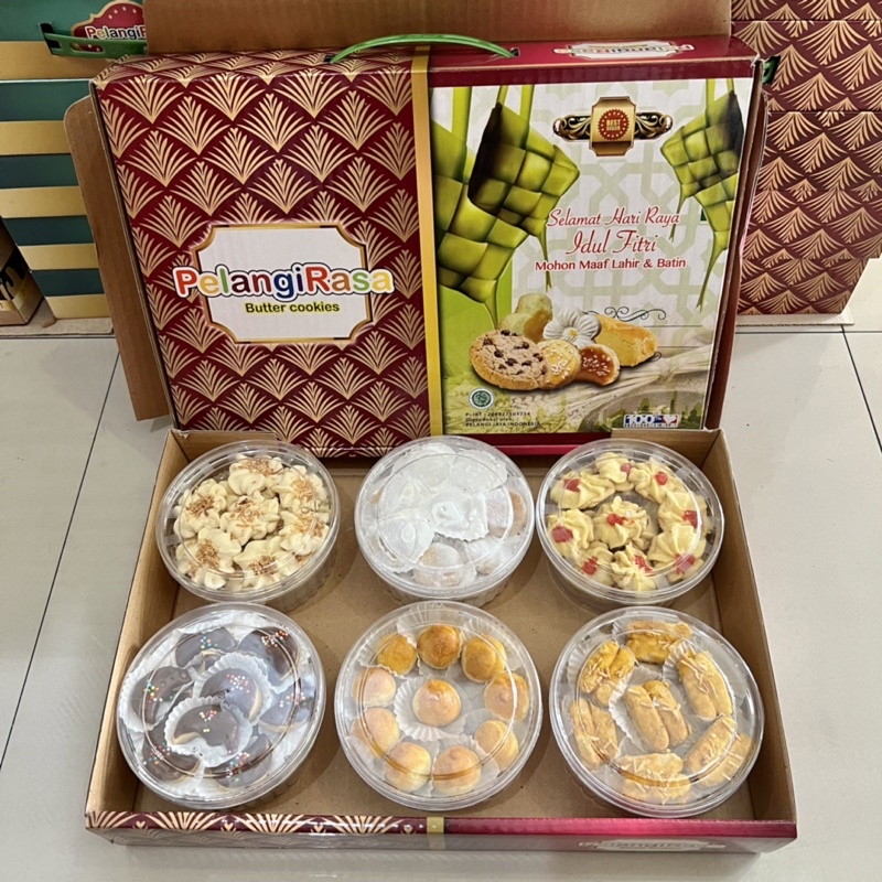 Jual Pelangi Rasa Butter Cookies (Toples Bulat) | Shopee Indonesia