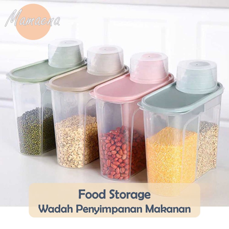 Jual Wadah / Toples Penyimpanan Makanan / Grain / Food Storage ...