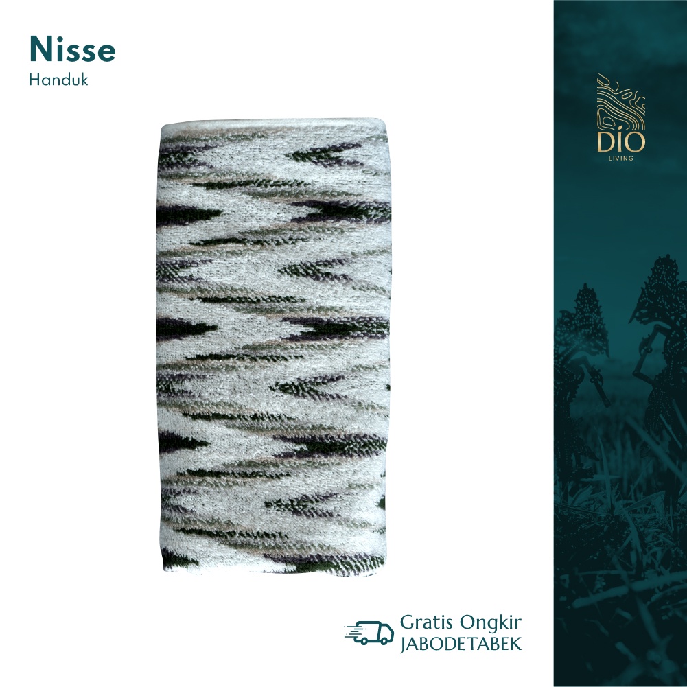 Jual Dio Living - Nisse Handuk Badan dan Muka Motif Premium Face Towel ...