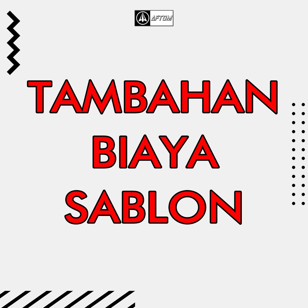 Jual Tambahan Biaya Sablon | Shopee Indonesia