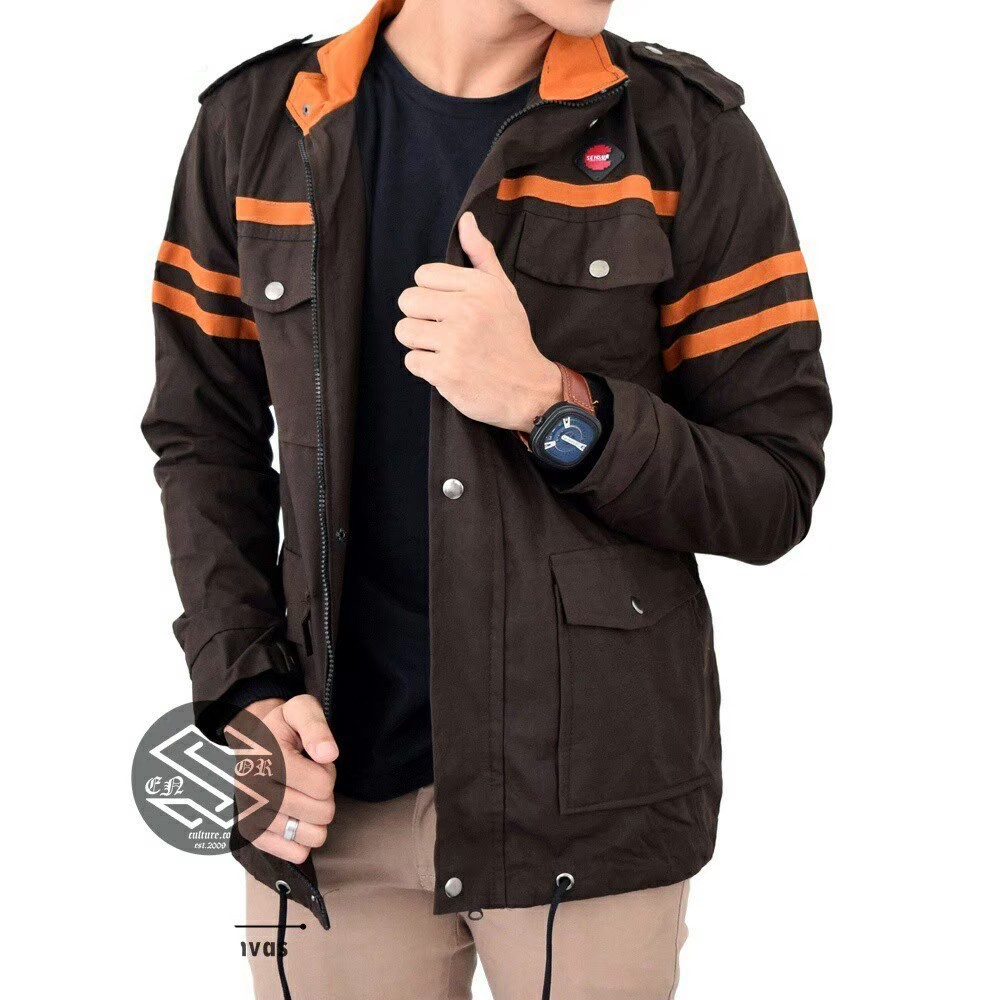 Jual AKN - JAKET PARKA PRIA PREMIUM / JAKET PARKA CANVAS COWOK MAGNUM ...