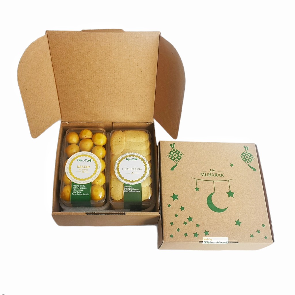 Jual Paket hampers 2 Kue Kering ied mubarak|parcel lebaran idul fitri 2 kue kering titiandfood ...