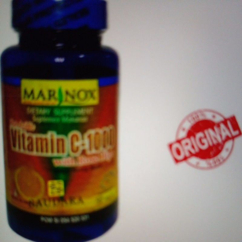 Jual marinox vitamin c 1000 with rose hips isi 50 tablet | Shopee Indonesia