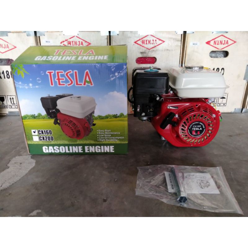 Jual mesin motor bensin gx160 Tesla /5.5hp | Shopee Indonesia