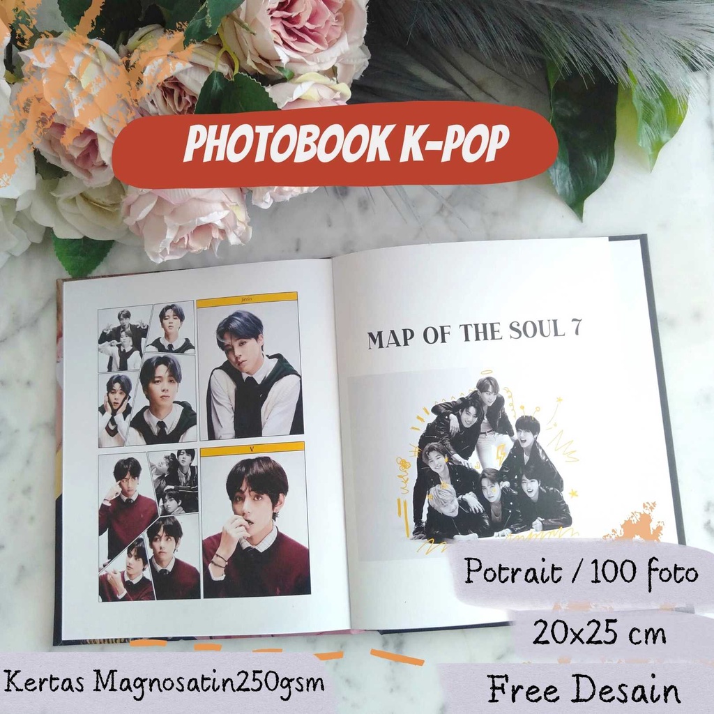 Jual Photobook K-POP Jumbo Free Desain Custom | Shopee Indonesia