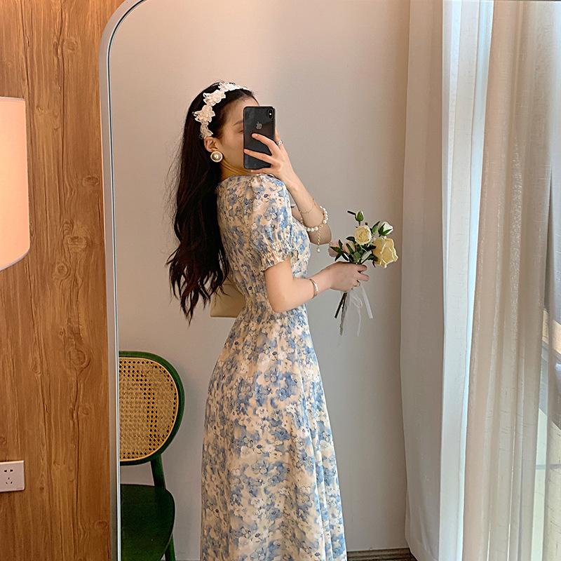 Jual DRESS JUMBO - ZLORE - (S-XXL) #DR34 Dress Bunga Wanita Model V ...