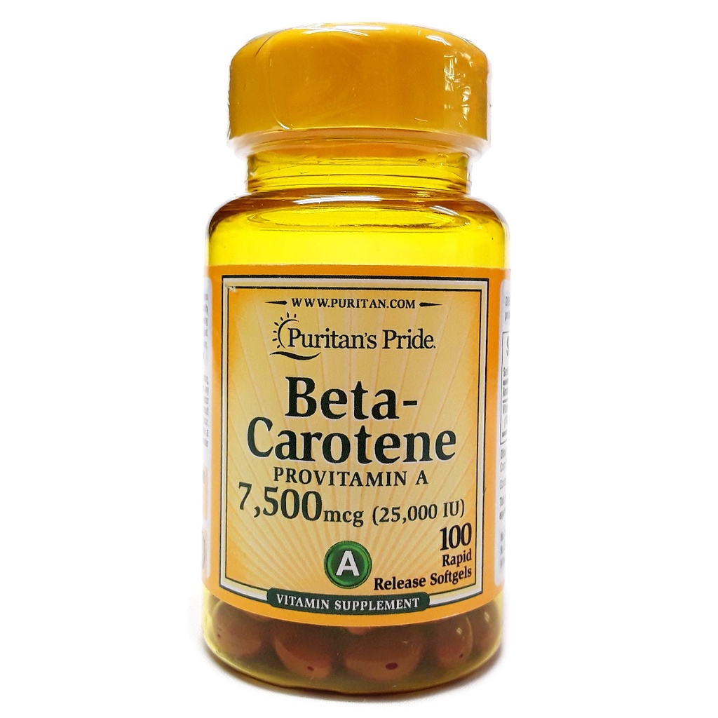 Jual SALE 50% EXP 10/25 PURITAN'S PRIDE Beta Carotene Pro Vitamin A ...