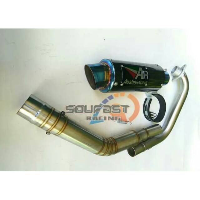 Jual fullsystem Knalpot Racing R15 v3 R15 v2 CBR 150 cb 150 xabre ...