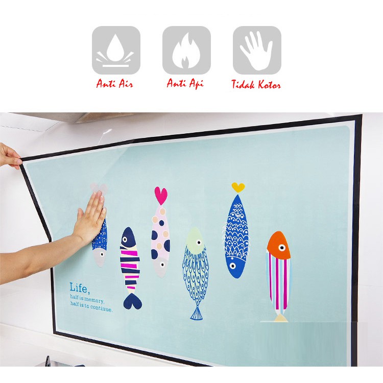 Jual TGB Stiker Dinding Dapur/ Wall Kitchen Full Sticker 90x60 Cm ...