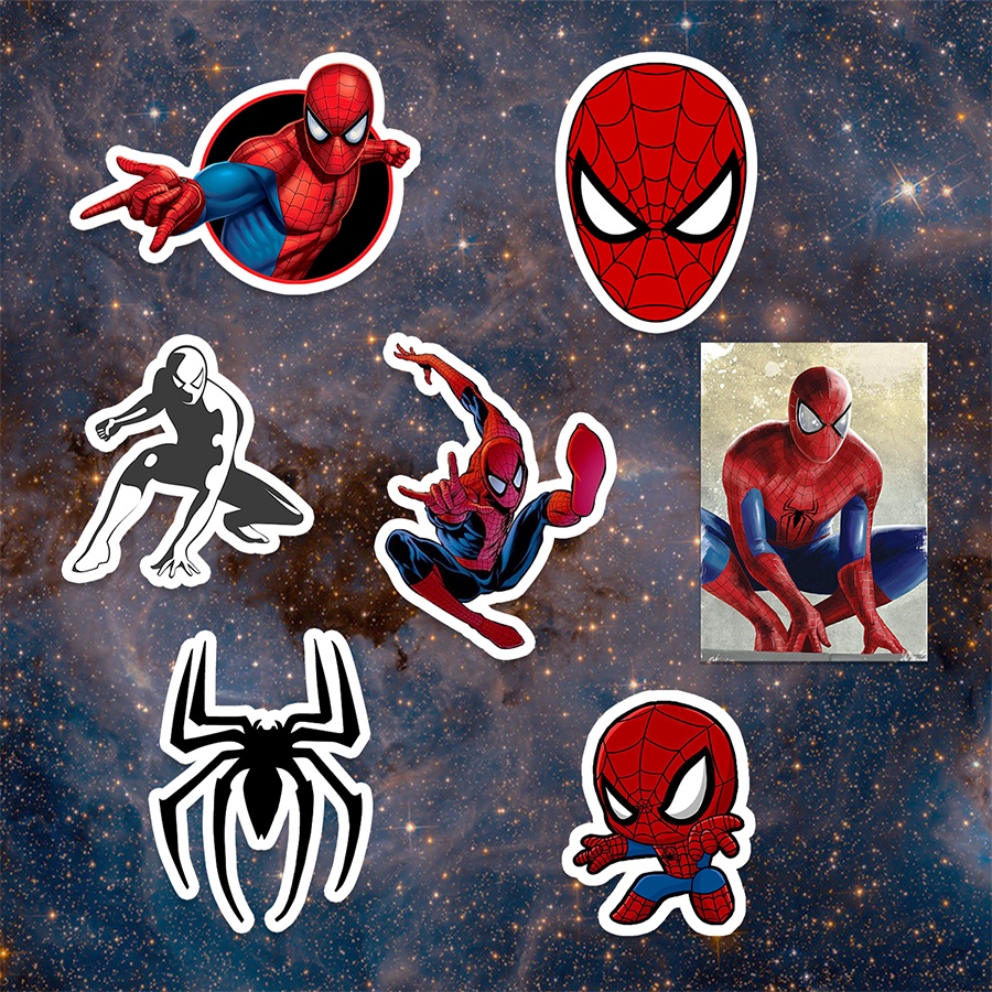 Jual Sticker Pack Superhero - Spiderman [7 Pcs] | Shopee Indonesia