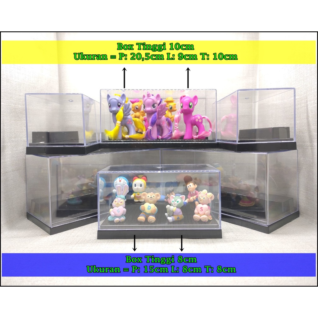 Jual Box Mika Akrilik - Kotak Display Pajangan Mini Figure Termurah ...