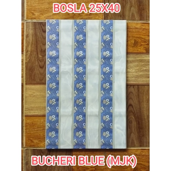Jual Keramik Dinding Bosla Bucceri Blue Ukuran 2540 | Shopee Indonesia
