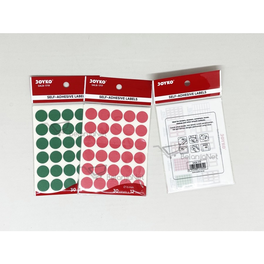 Jual Stiker Label | Sticker Label Self Adhesive Joyko SALB-1717 SALB ...